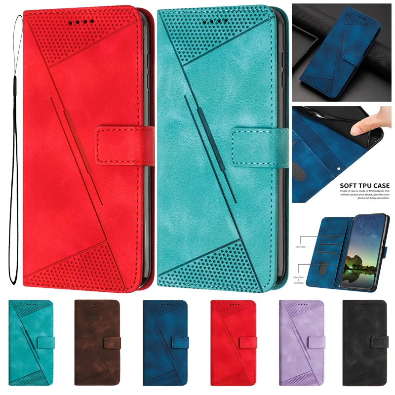 Flip-Funda-for-Motorola-Moto-G54-G-54-Solid-Color-Etui-for-Motorola-G84 ...