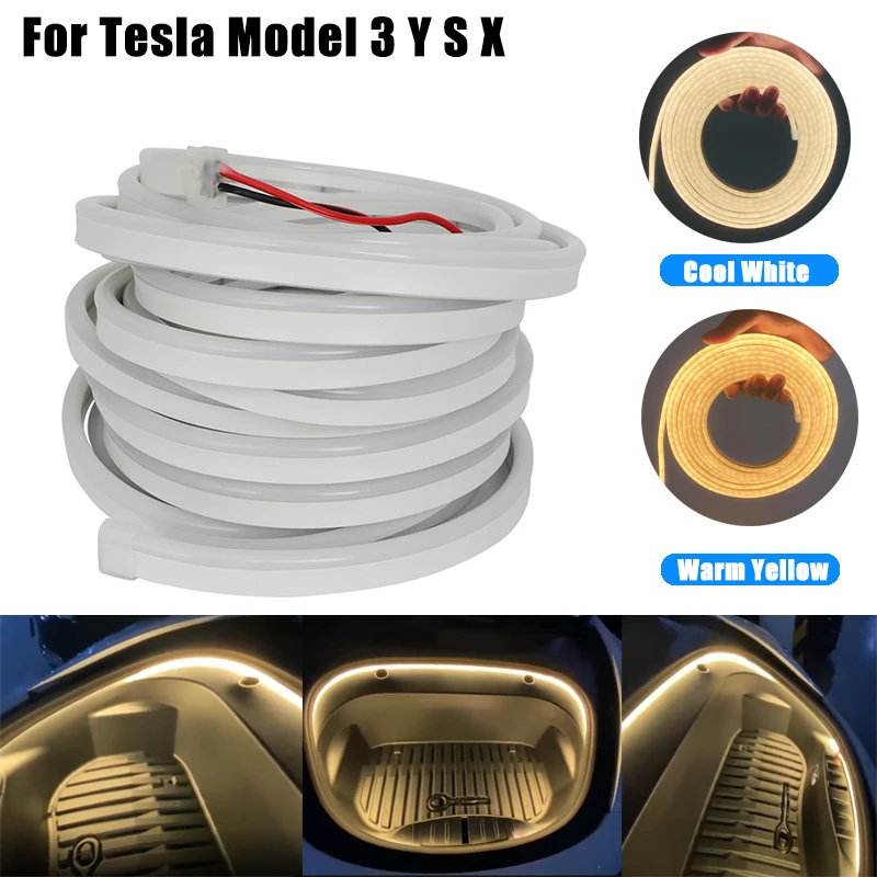 For Tesla Model 3 Y S X 195.28inch Frunk Brighten Led Strips Flexible ...