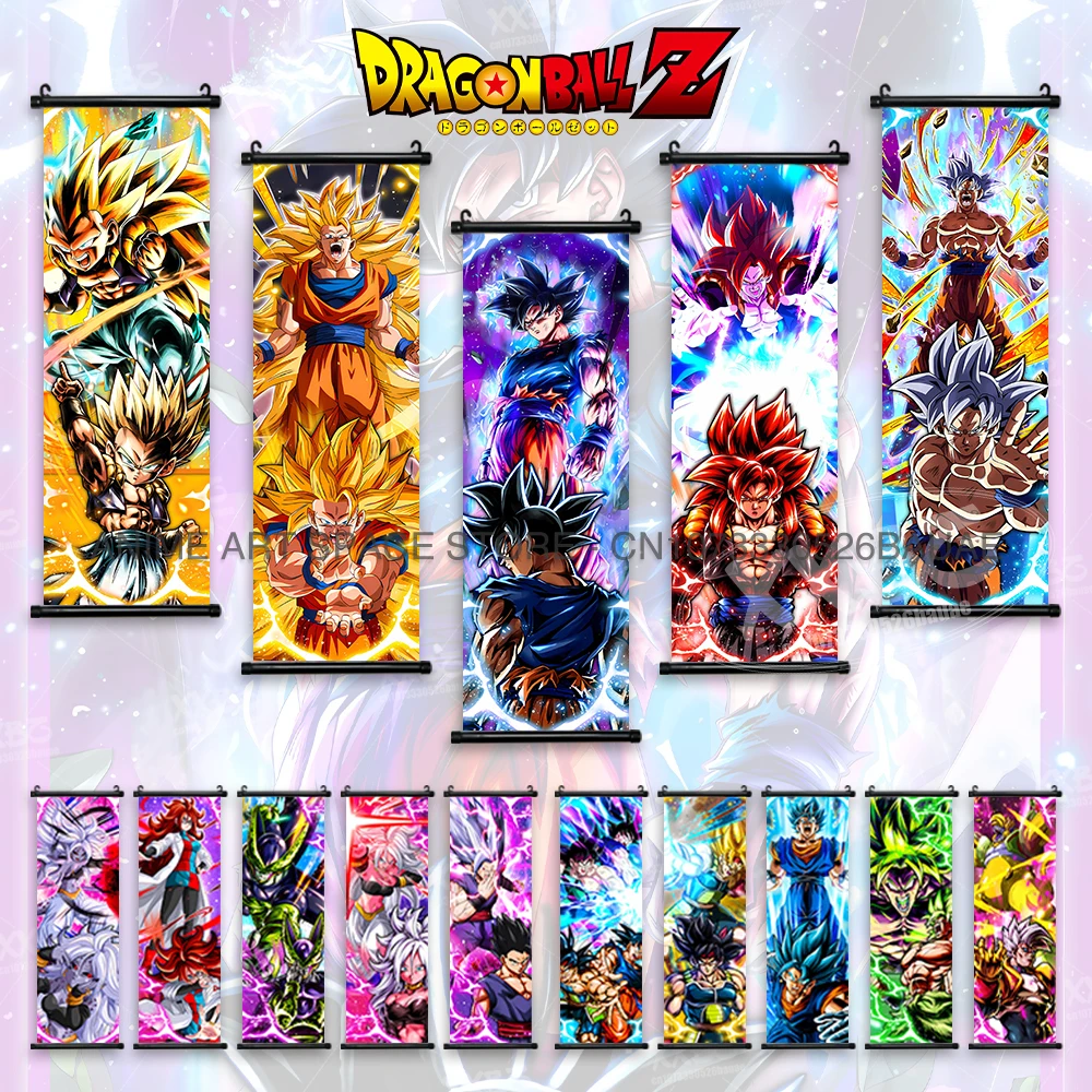 Dragon-Ball-Hanging-Painting-Poster-Vegeta-Home-Decorative-Goku-Anime ...
