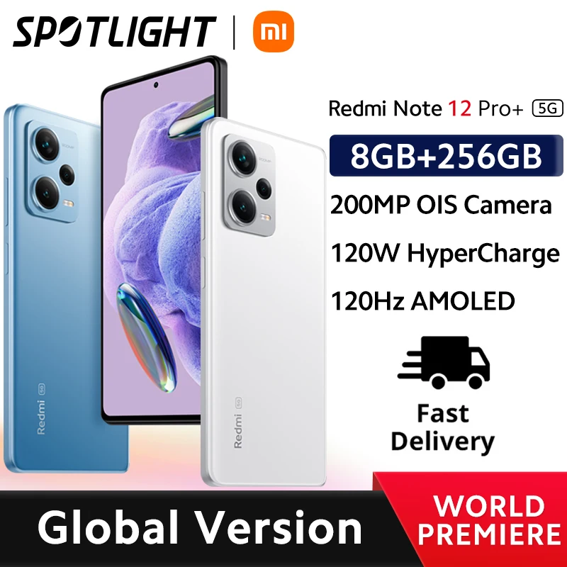 [World Premiere] Global Version Xiaomi Redmi Note 12 Pro Plus 5G 8GB ...