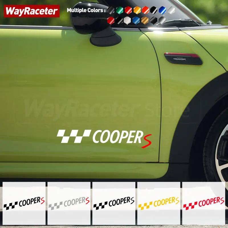 1-Pc-Rally-Sport-Checkmate-Door-Side-Body-Vinyl-Decal-Sticker-For-MINI ...