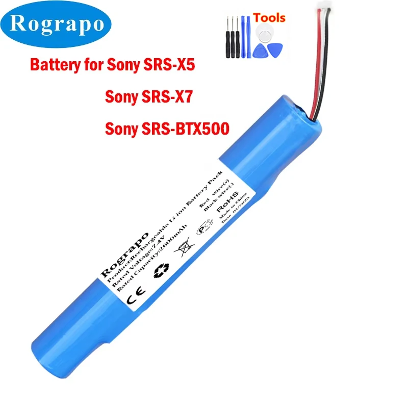 New 7.4V 3400mAh/2600mAh Battery For Sony SRS-X5 SRS-X7 SRS-BTX500 ...