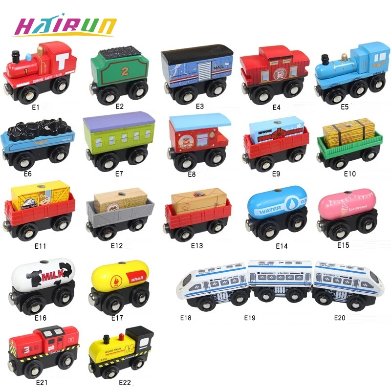 Wooden-Magnetic-Train-Kids-Train-Toy-James-Anime-Locomotive-Car-Toys ...