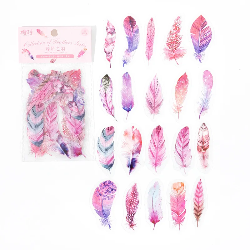 40-Pcs-pack-Colored-Feather-Design-Waterproof-Decorative-Stickers.jpg