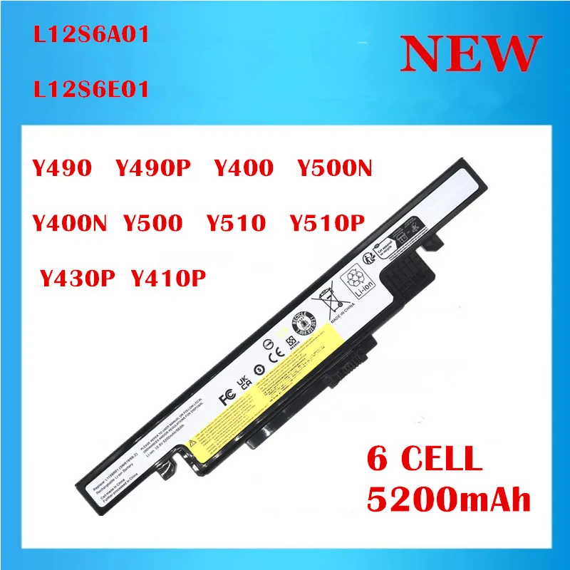 Laptop Battery For Lenovo Y490 Y400 Y410P Y400N Y500 Y510 Y430P ...