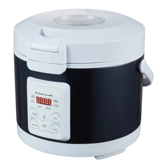 12V 24V 220V Mini Rice Cooker Car Truck Soup Porridge Food Steamer ...