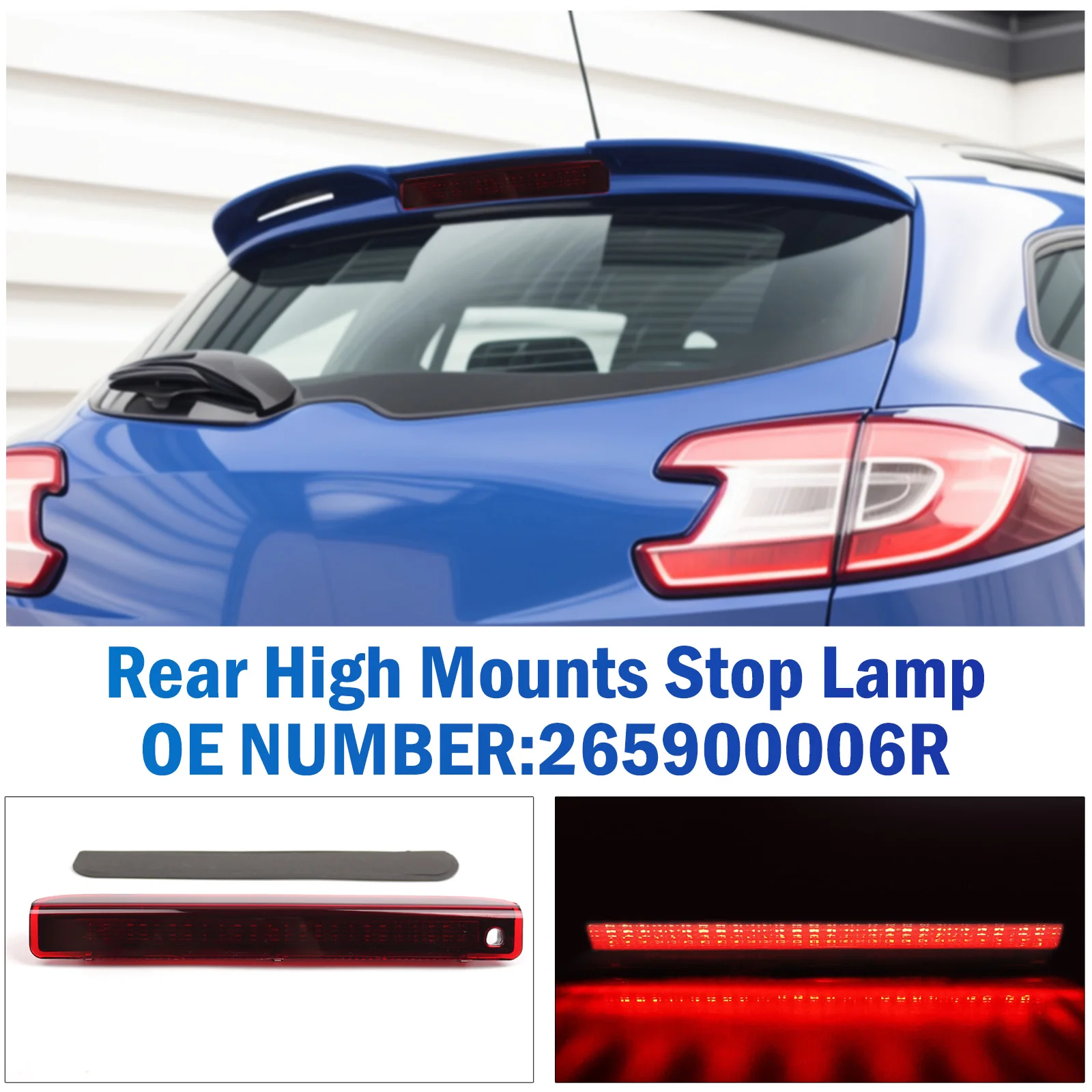 Car 3Rd Third LED Brake Light For Renault Megane III Hatchback 2008 ...