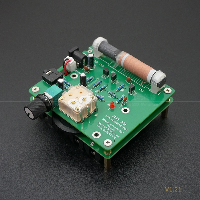 DIY-Medium-Wave-Amplitude-Modulation-Radio-Transmitter-Kit-Experimental ...
