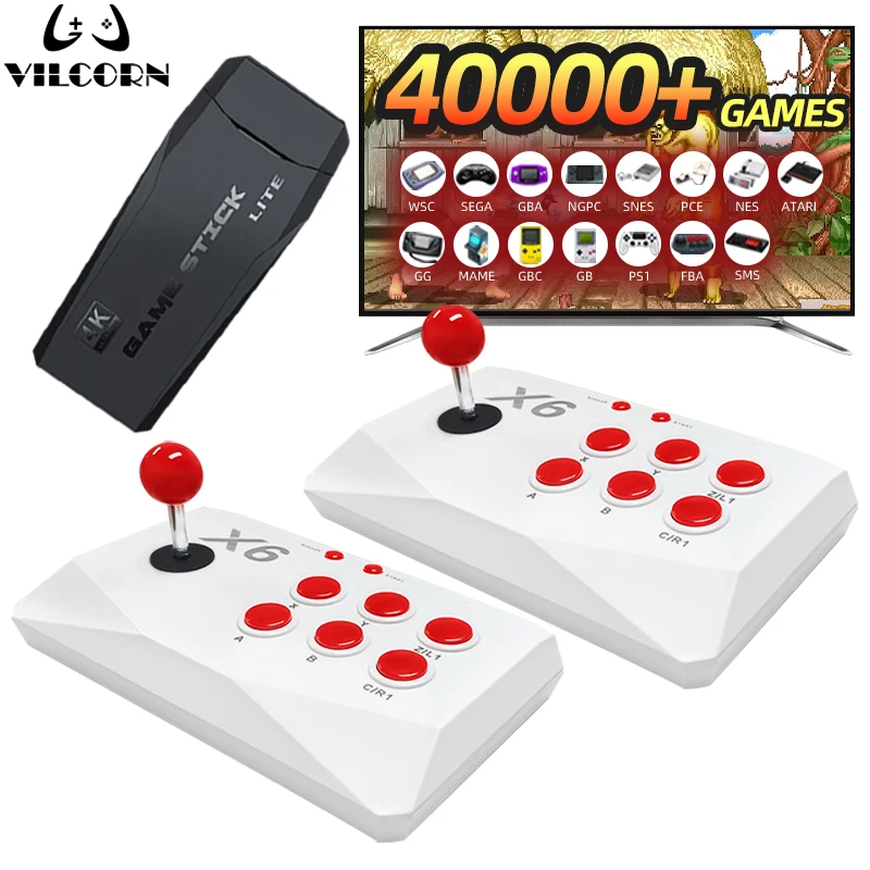 M15-Arcade-4K-Video-Game-Console-with-Game-Arcade-Keyboard-Joystick ...