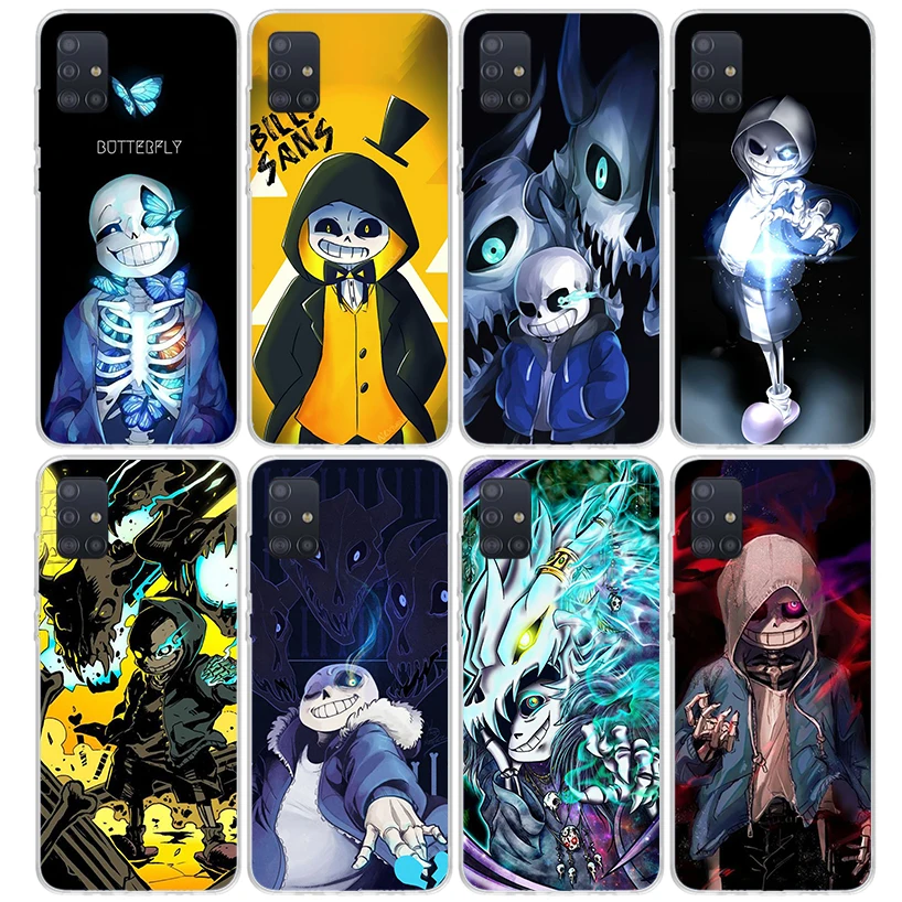 Undertale Papyrus Sans Doggo Phone Case For Samsung Galaxy A12 A52S A42 ...