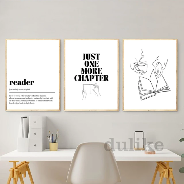 Reading Art Canvas