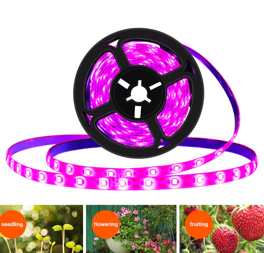 LED Grow Light Full Spectrum USB Grow Light Strip 0.5m 1m 2m 2835 Chip ...