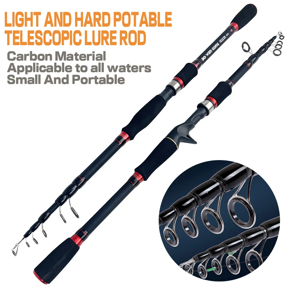Long Casting Baitcasting Fishing Rods 1.8m 2.1m 2.4m 2.7m Spinning ...