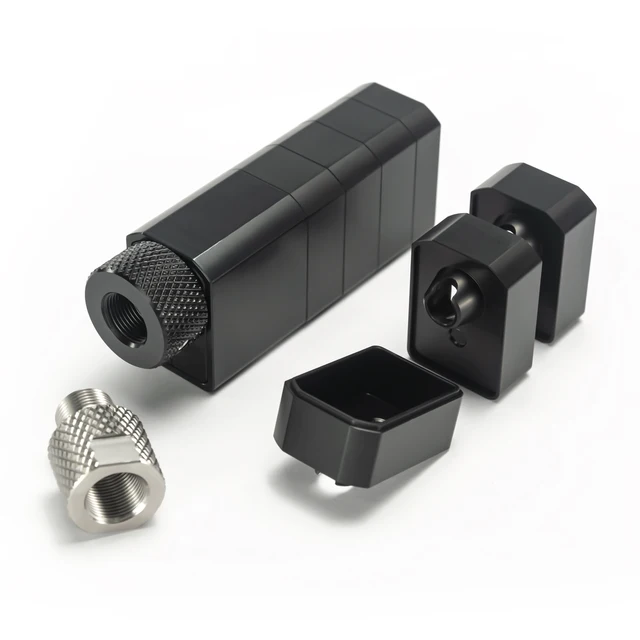 DIY Modular Aluminum Single Core 1/2x28 Square Monocore Mini Solvent ...