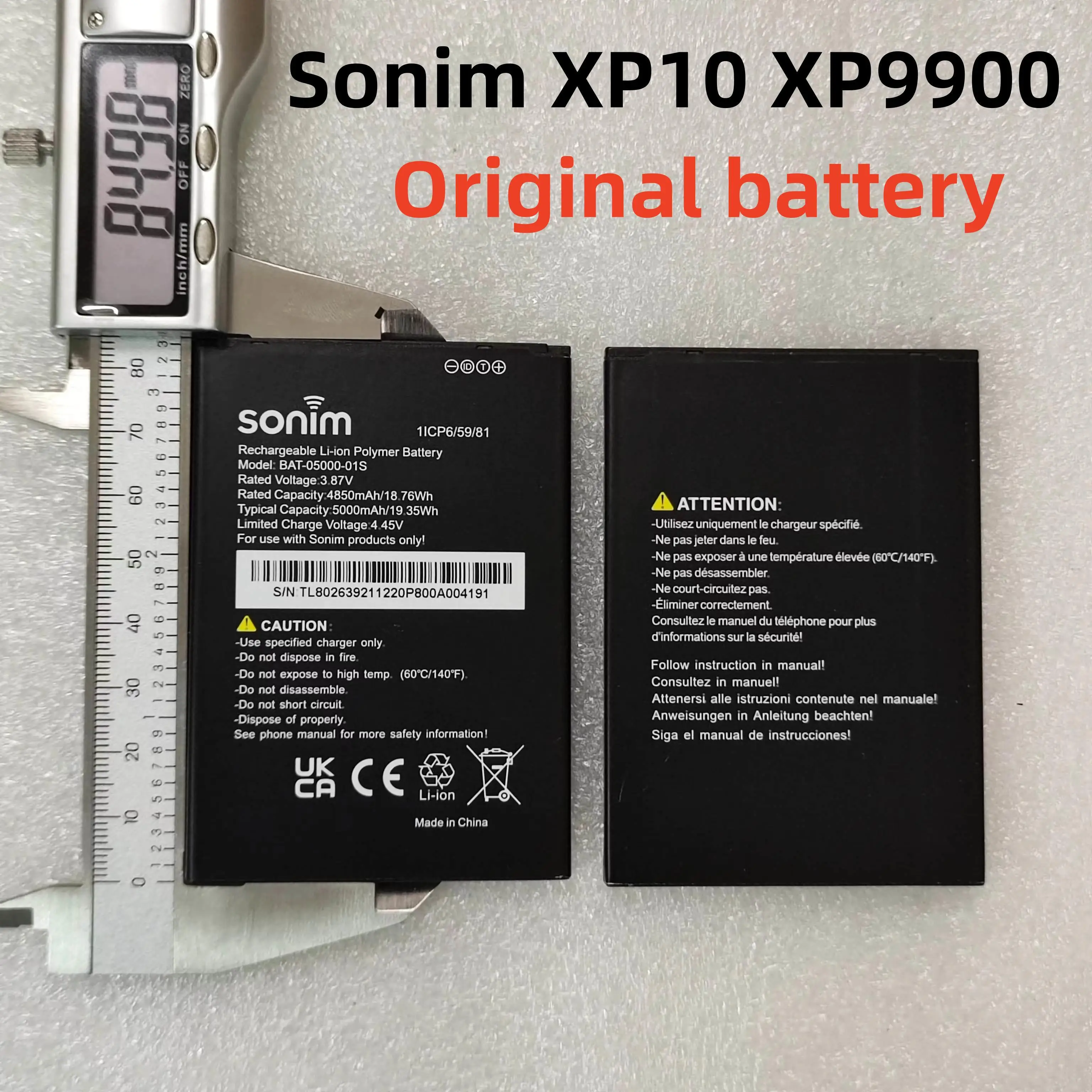 Original-Battery-for-Sonim-XP10-and-XP9900-BAT-05000-01S-3-87V-5000mAh ...