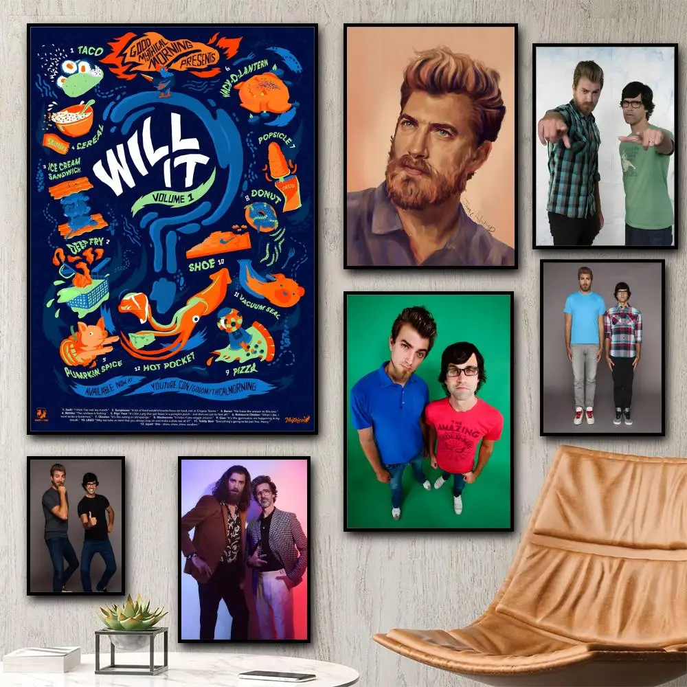 Good Mythical Morning Poster HD art sticky wall waterproof home living ...