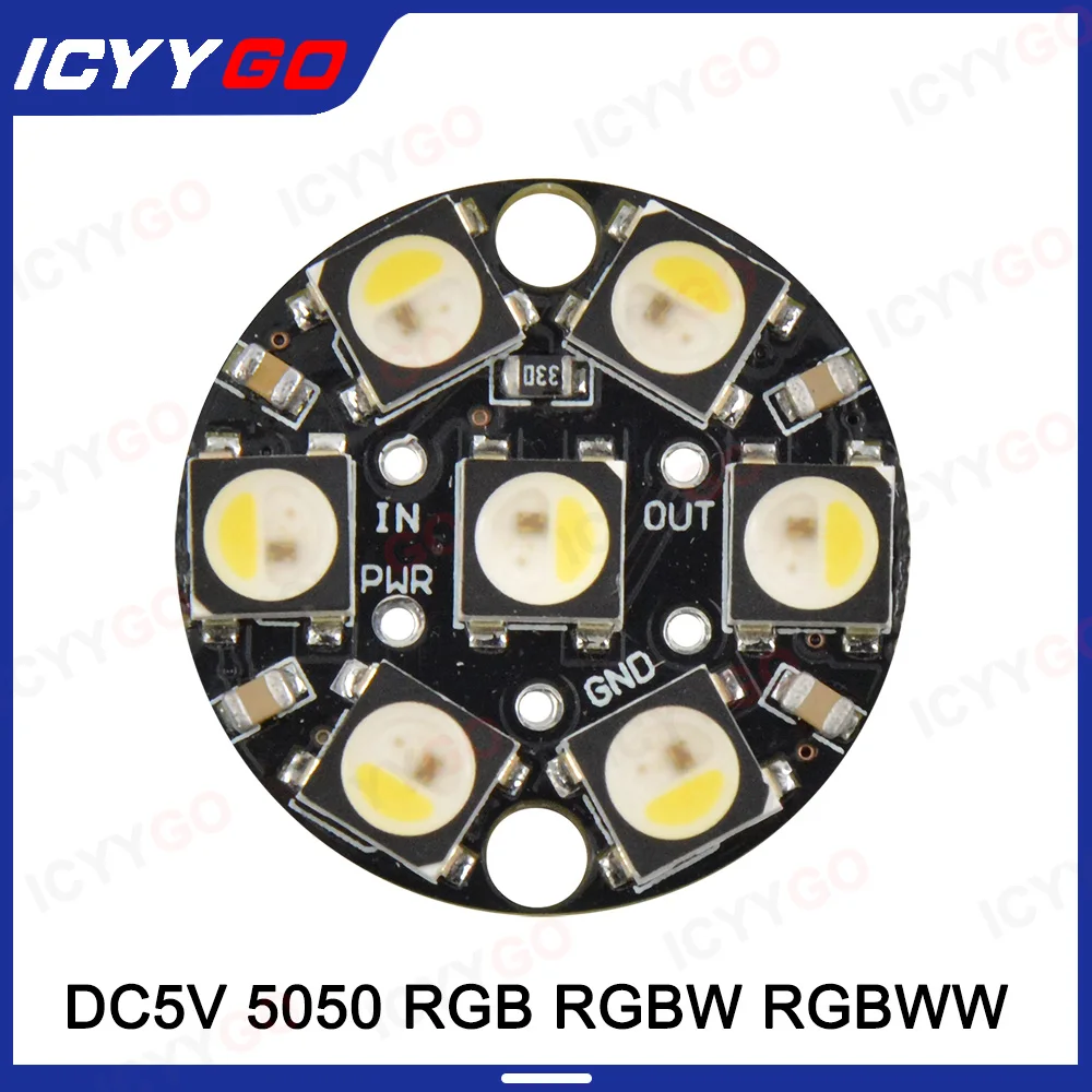 SK6812-RGB-RGBW-RGBWW-White-Warm-White-7-Light-Single-Point-Single ...
