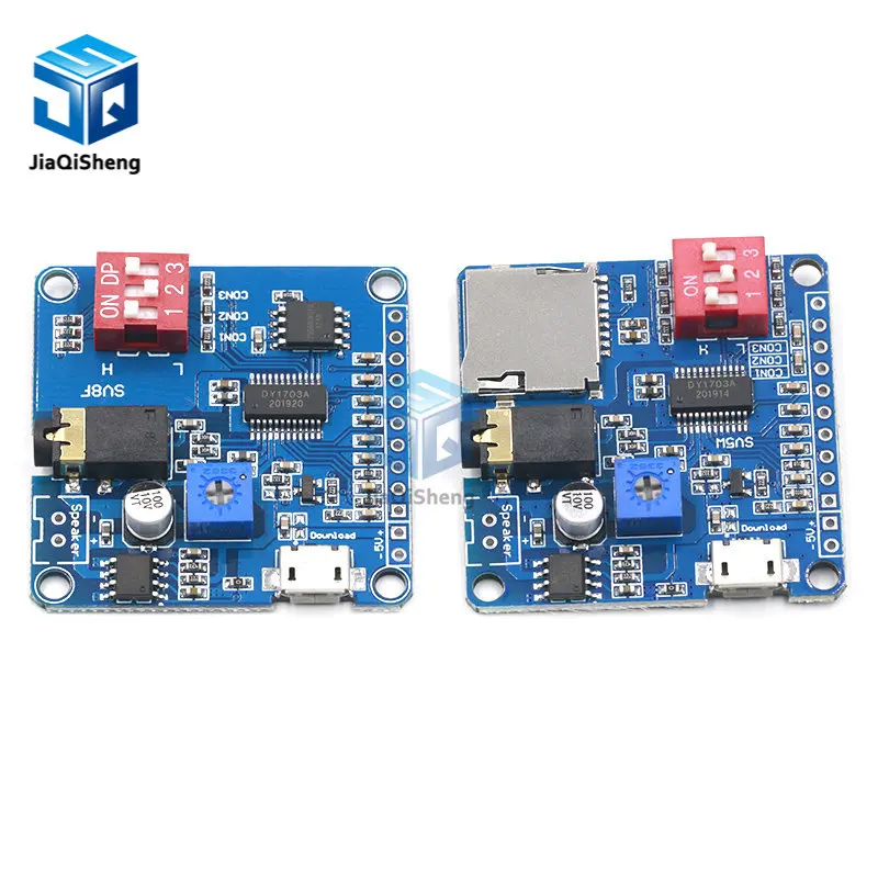 Voice Playback Module Board MP3 Music Player 5W MP3 Playback Serial ...