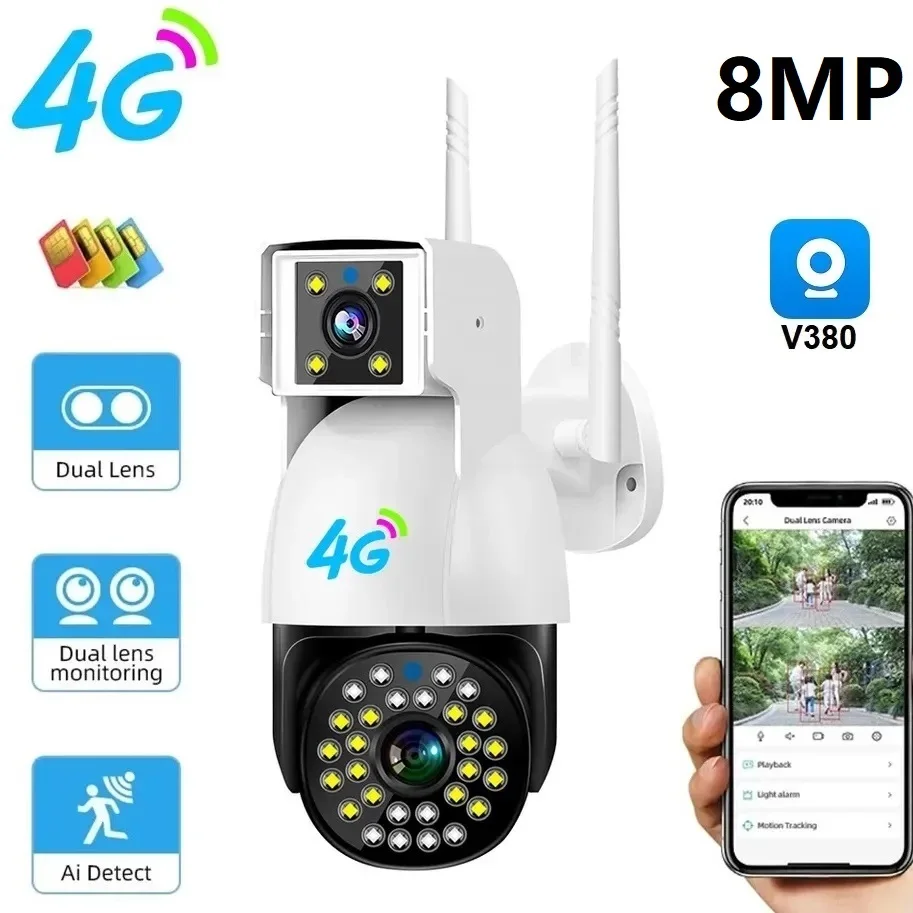 4G-Camera-Sim-Card-Wireless-Dual-Lens-Dual-Screen-Human-Detection-Auto ...