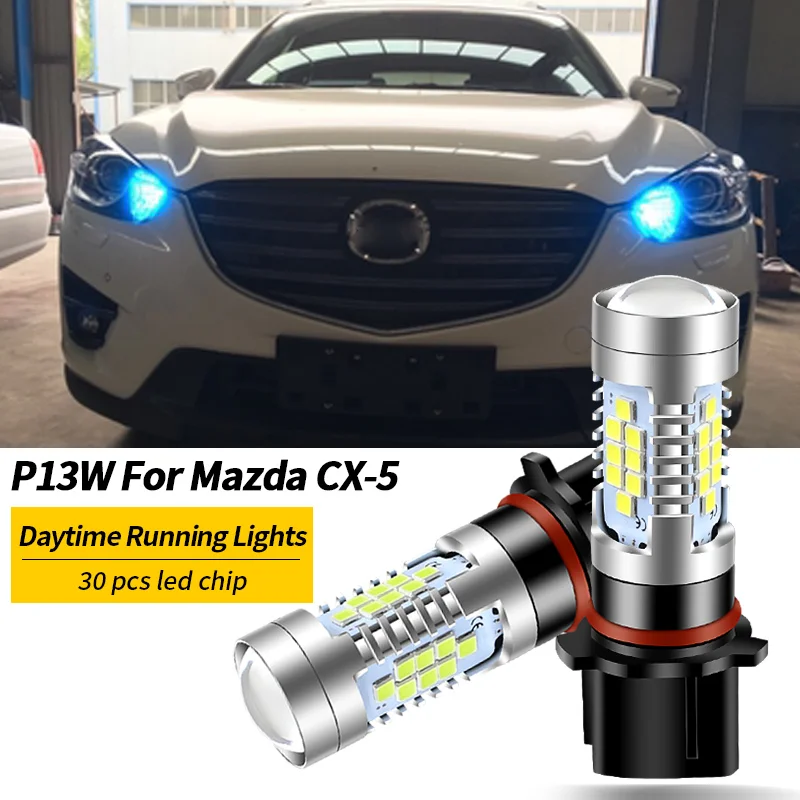 2PCS-Fits-For-Mazda-CX5-CX-5-2013-2014-2015-2PCs-Led-P13W-SH23W ...