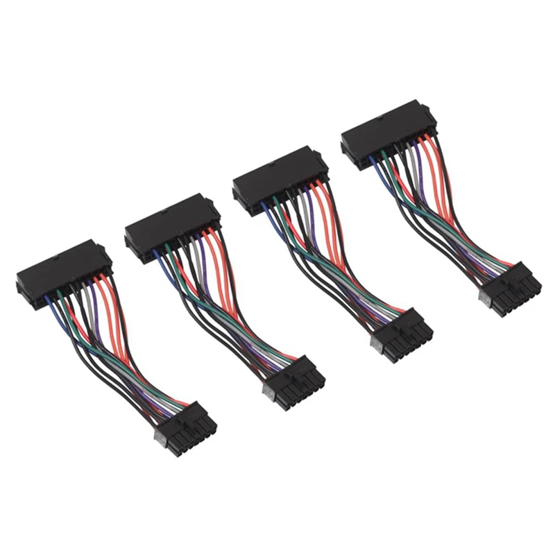 4Pcs-24-Pin-To-14-Pin-ATX-PSU-Main-Power-Adapter-Cable-For-IBM-Lenovo ...