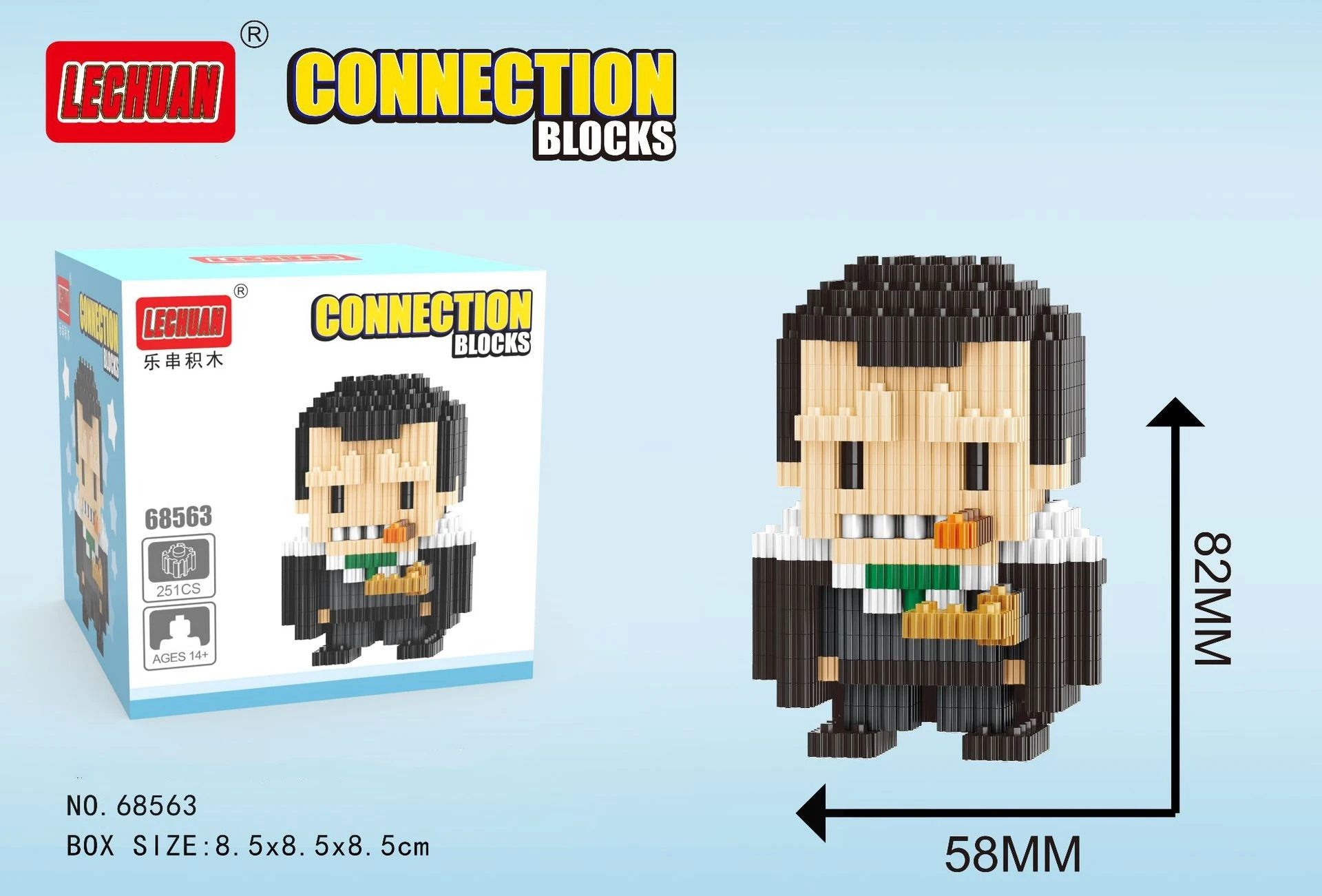 Bloques de construcción de microdiamantes Miniso Luffy Chopper ...