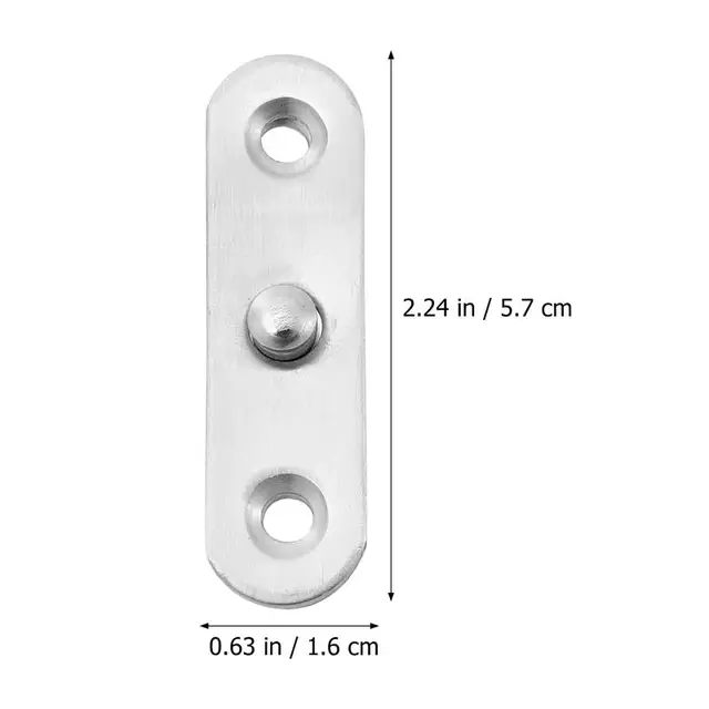 6pcs Door Window Pivot Hinges Rotating Hidden Door Hinge Stainless ...