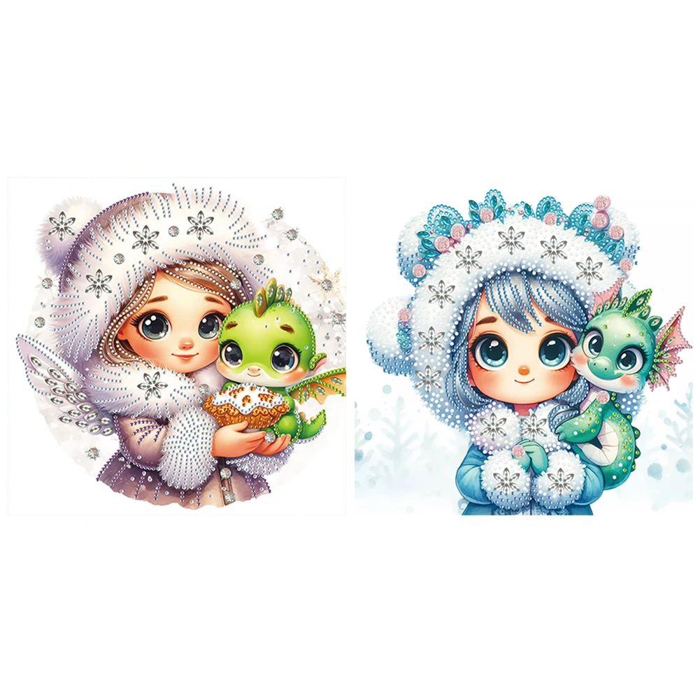 5D-DIY-Partial-Special-Shaped-Drill-Diamond-Painting-Blonde-Girl-and ...