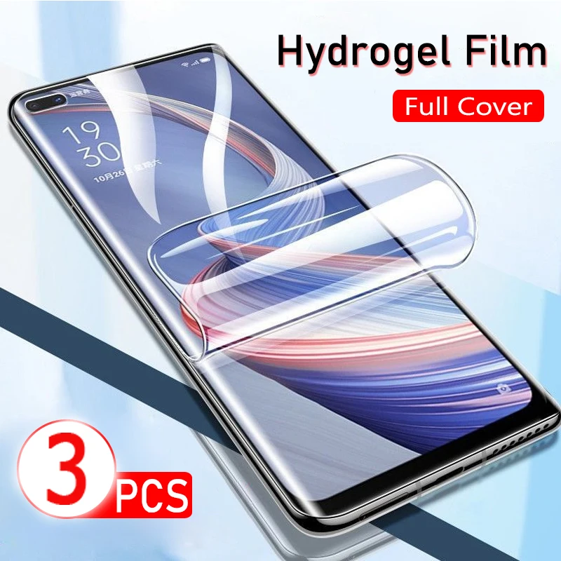 3PCS Hydrogel Film For OPPO A40 A98 A54S A78 A74 A94 A96 A54 A72 Screen ...