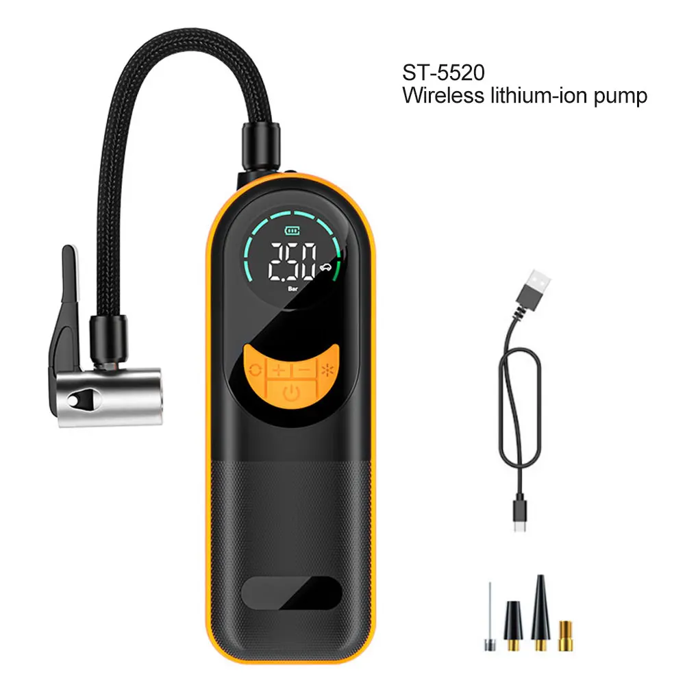 Mini-Tire-Air-Injector-Portable-Electric-Car-Air-Pump-Digital-Tire ...