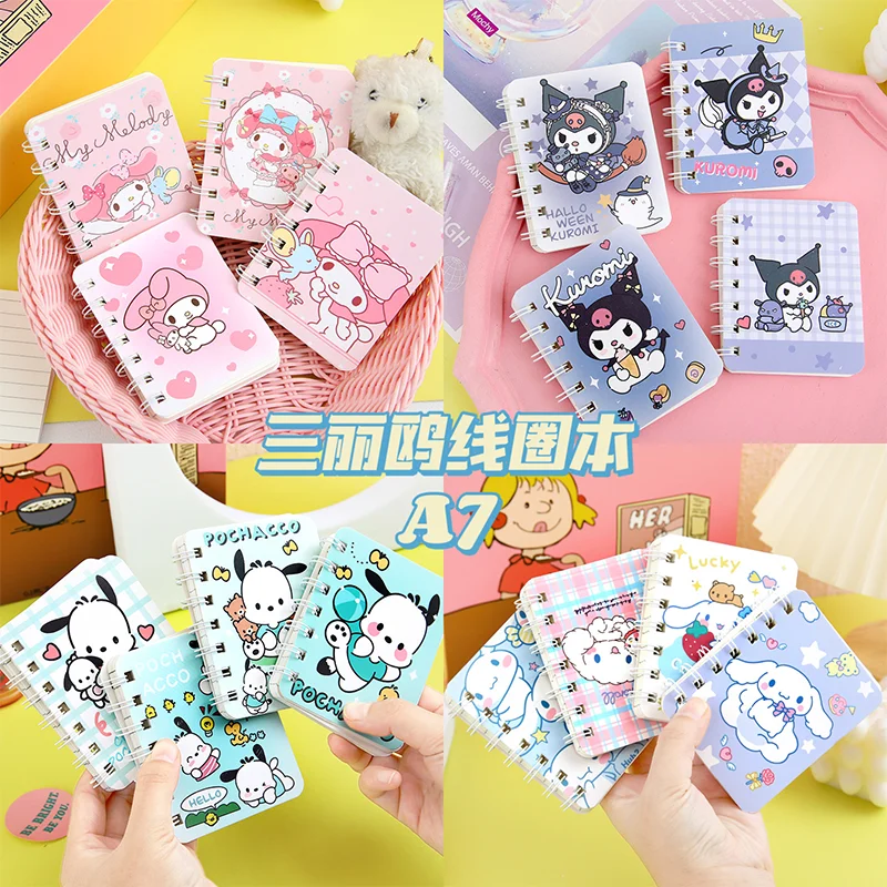 Sanrio-Hello-Kitty-Kuromi-A7-Coil-Book-Girls-Cartoon-Cinnamoroll-My ...