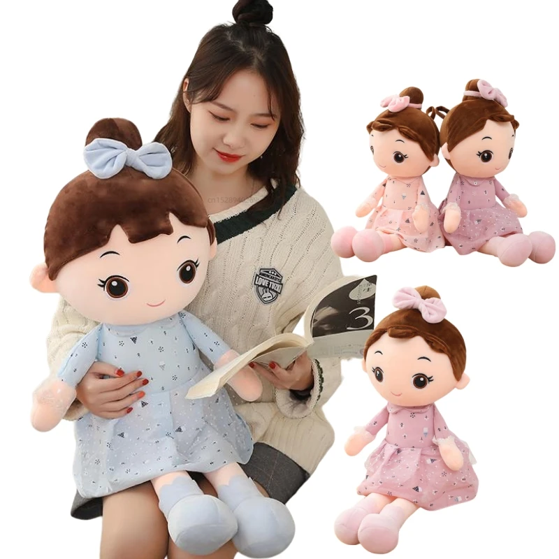 45-90CM Cute Angel Girl Plush Toy Lovely Stuffed Anime Figure Doll Wear ...