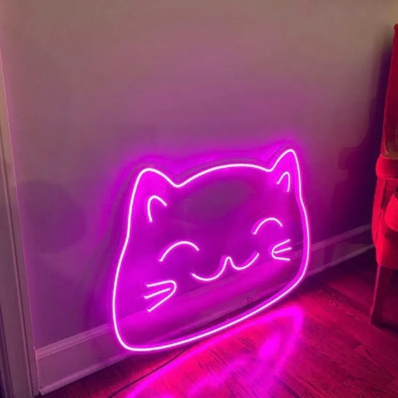 Neon Cat Light | Neon Signs Cat | Cat Neon Lamp | Neon Led Sign | Decor ...