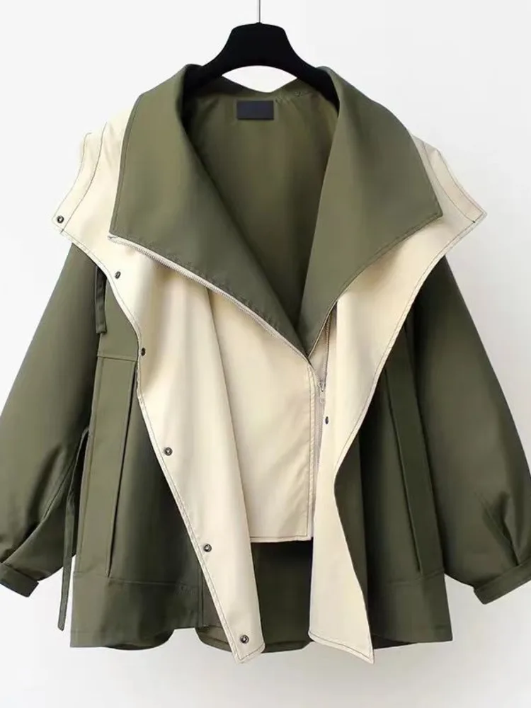 Cole-o-de-Cintura-feminina-Comprimento-M-dio-Coreano-Manga-Comprida-All ...