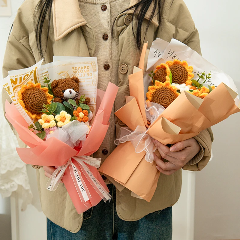 Ramo-de-flores-artificiales-para-el-d-a-de-la-madre-flores-de-ganchillo ...