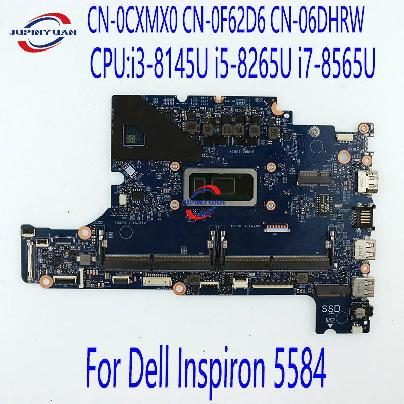 18789-1-Mainboard-For-Dell-Inspiron-5584-Laptop-Motherboard-CPU-i3 ...