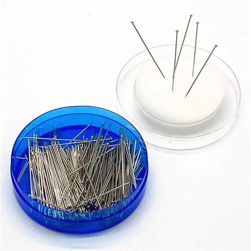 250pcs-35mm-Stainless-Steel-Sewing-Pins-Dressmaker-Straight-Suture-Pins ...