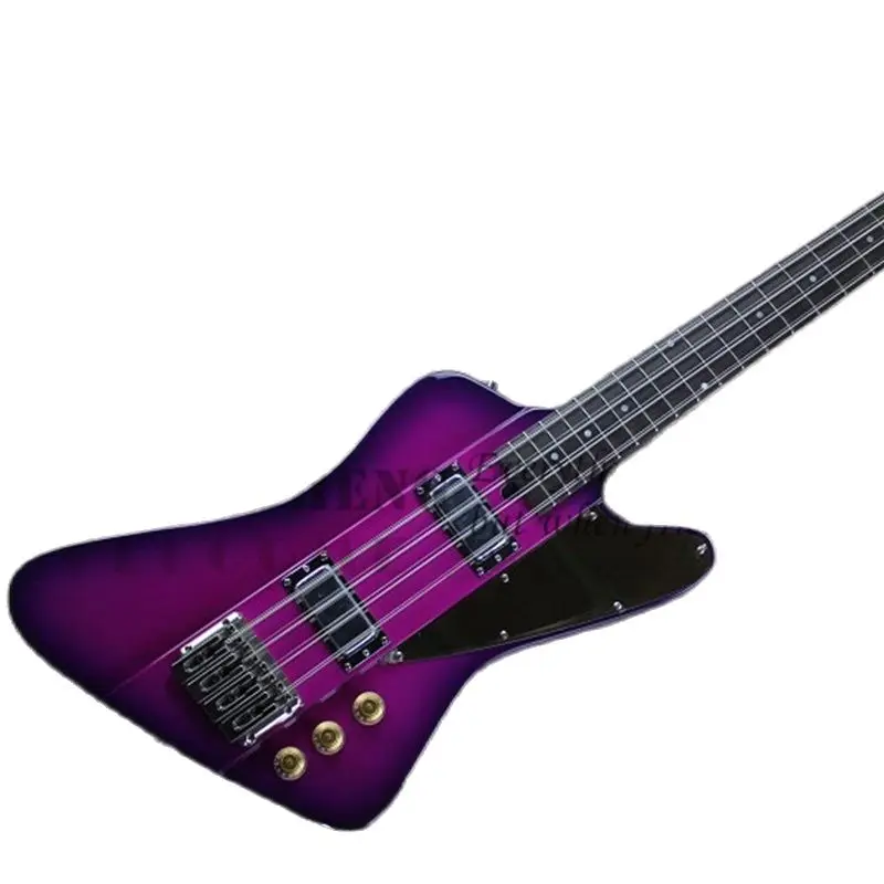 8-String-Purple-Bass-Guitar-Mahogany-Body-Rosewood-Fingerboard-Fixed ...