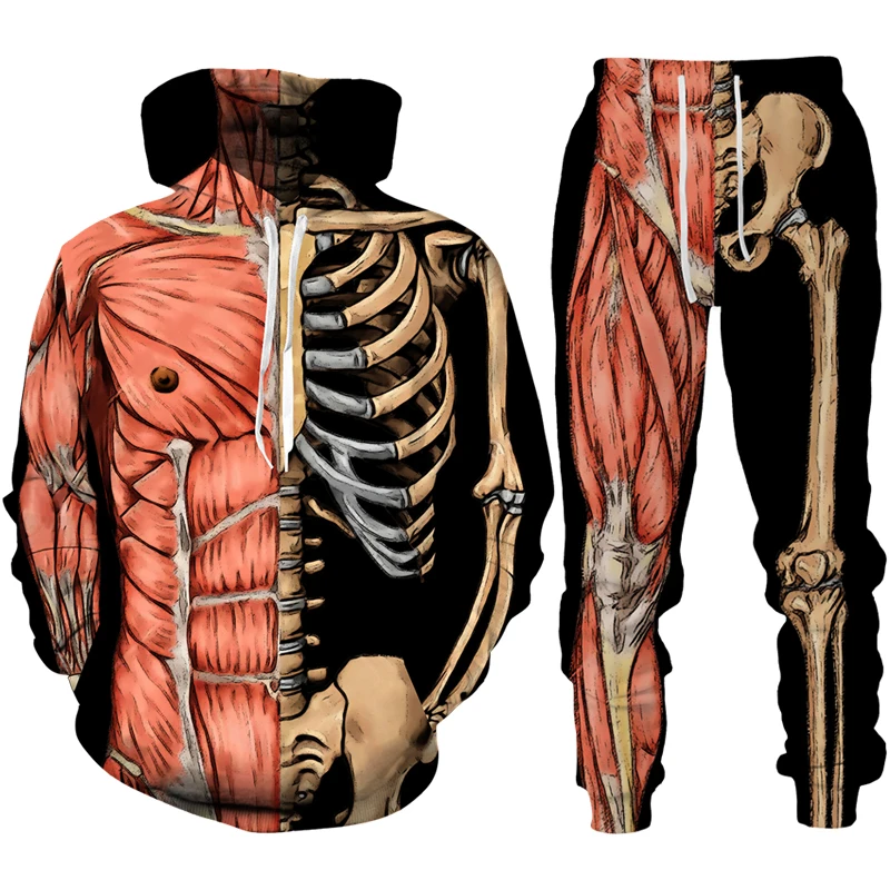 Horror-Skeletal-3D-Print-Men-s-Tracksuit-Set-Funny-Halloween-Skull ...