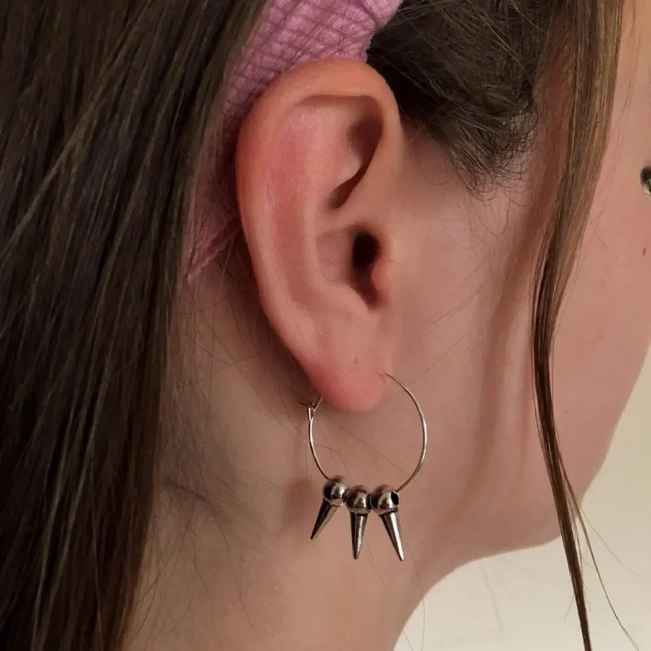 Punk-Personality-Dark-Thorn-Earrings-Trendy-Cool-with-Spiky-Cone ...