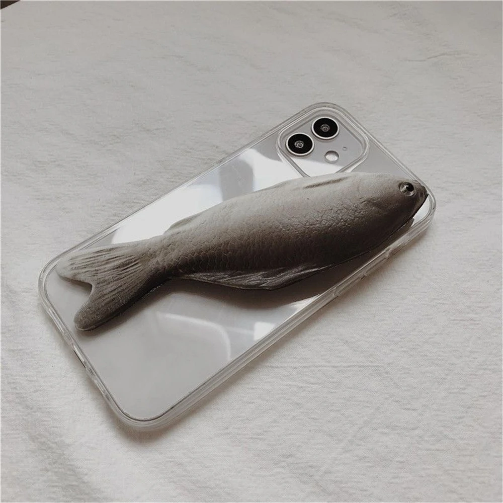 Funny-3D-Salted-Fish-Clear-Phone-Case-for-Samsung-galaxy-S23-Ultra-S24 ...