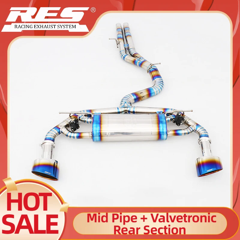 For-Audi-RS3-RES-Stainless-Steel-Titanium-Car-Exhaust-Valvetronic ...
