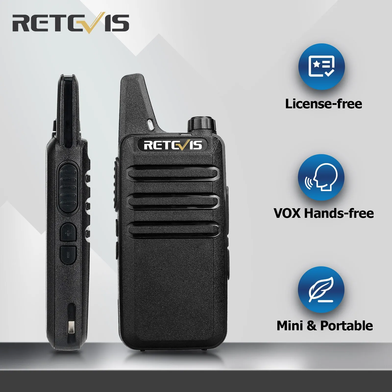 Retevis-mini-walkie-talkie-2-pcs-vox-usb-aufladen-pmr-446-frs ...