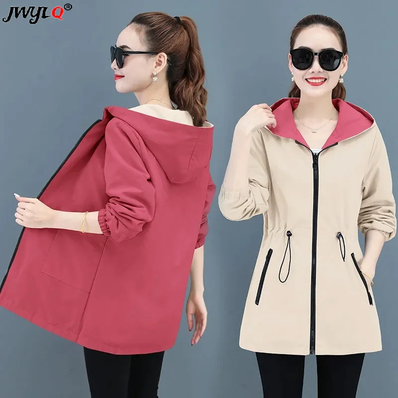 Spring-Autumn-Double-sided-Long-Sleeve-Jacket-Oversized-4xl-Hooded ...