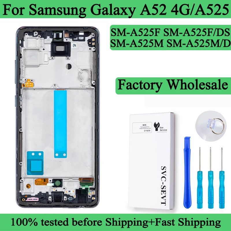 SM-A525F-A525F-DS-A525M-A525M-DS-AMOLED-Lcd-For-Samsung-Galaxy-A52-4G ...
