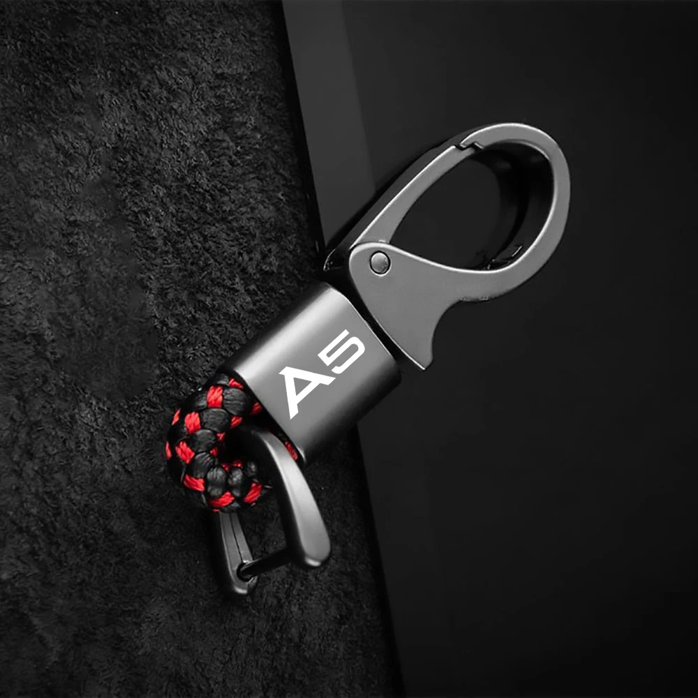 For-AUDI-A5-8T-accessories-Multifunctional-keychain-leather-keychain ...