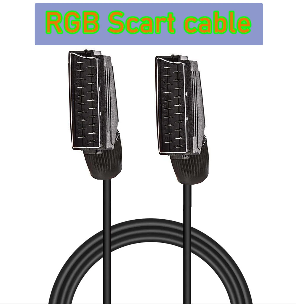 RGB-Scart-cable-21-PIN-Scart-RGB-cable-Male-to-Male-Data-Link-Cable ...