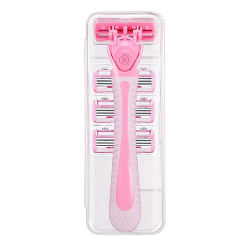 1-Handle-and-4-Blades-Women-Safety-Razor-Blades-Face-Leg-Armpit-Bikini ...