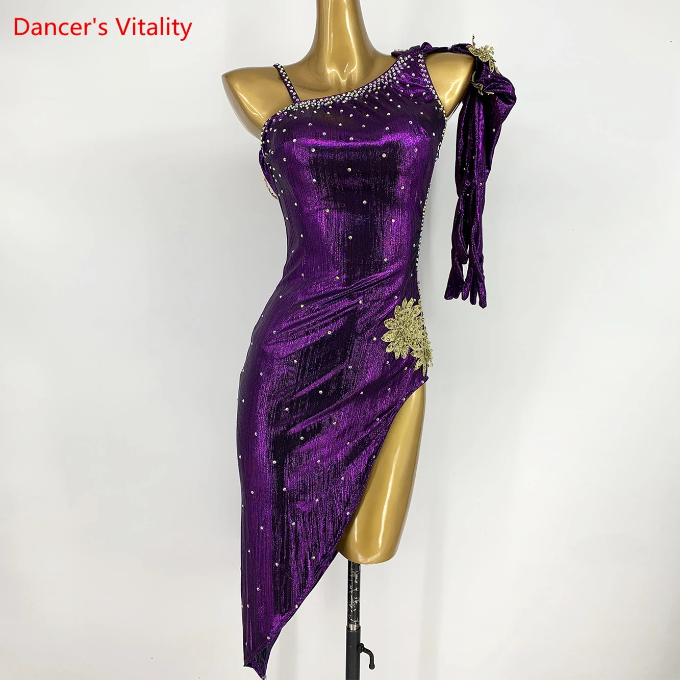 Adult Latin Dance Performance Clothes Dress Cusomzied Female Children ...