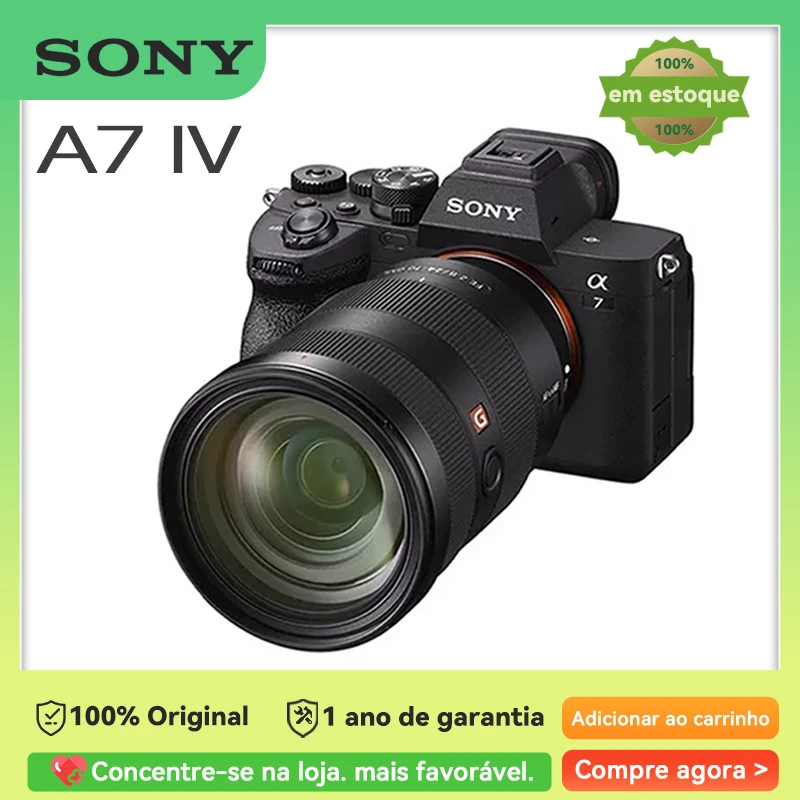 Sony A7m4 Alpha 7m4 Câmera Sem Espelho Com Lente De 28-70mm Câmera Digital Compacta A7iv ...